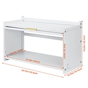 SweeTinytwo Wall Cabinet, Medicine Cabinet, Metal Cabinet with Large Capacity, Matches Variety of Decors (63 * 27 * 35cm,White)