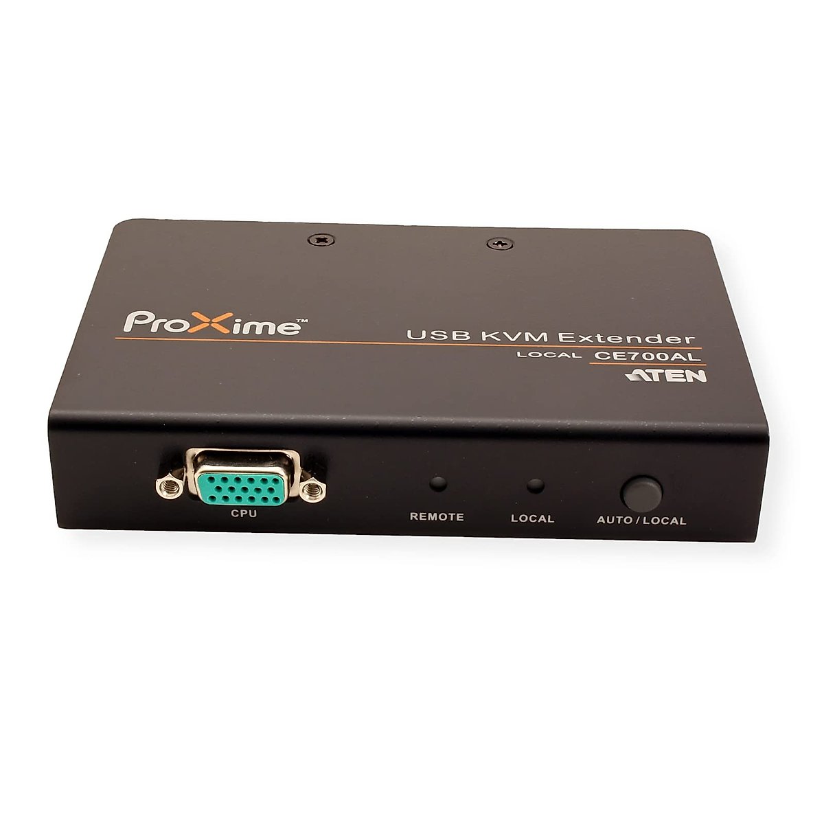 ATEN CE700A Console Extender USB VGA KVM Extender CAT5 up to 500ft - Built in ESD - Includes 2x Power Adapters for Local and Remote Unit, KVM Cables and Rack Mount kit