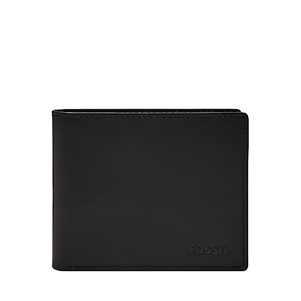 Fossil Men's Derrick RFID Bifold with Flip ID, Black