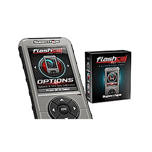 NEW SUPERCHIPS FLASHCAL F5 IN-CAB TUNER,GASOLINE,COMPATIBLE WITH 1999-2020 FORD F-SERIES GAS TRUCKS,1999-2018 FORD F-SERIES DIESEL TRUCKS & 2019 FORD F-150 3.0L POWER STROKE DIESEL ENGINES