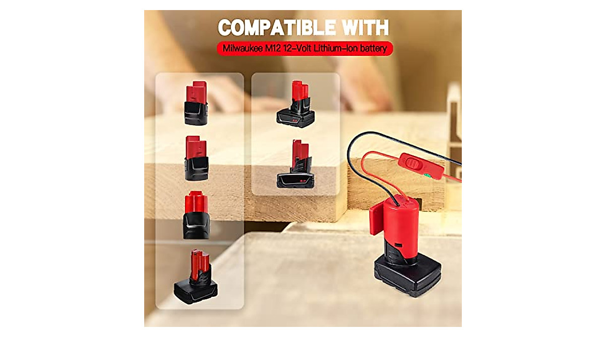 Milwaukee M12 Battery Adapter - Safe & Durable Power Solution