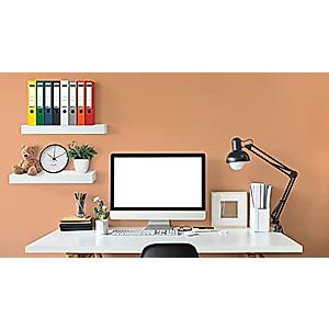 Floating Shelf with Drawer, Floating Nightstand for Bedroom 16” Wall Shelf, White Floating Shelf with Storage, Floating Shelf for Office Bathroom Floating Bedside Table (White Wood)