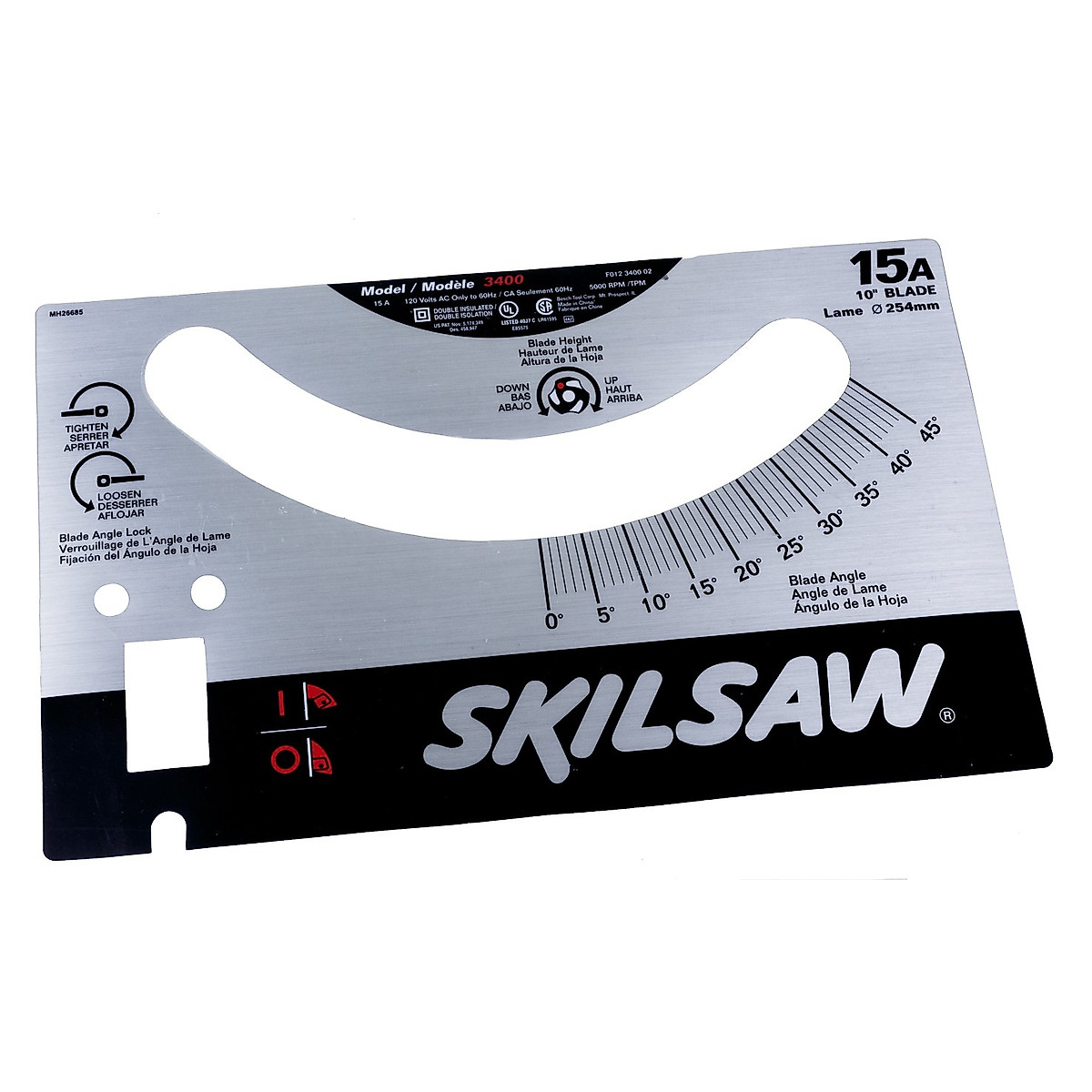 Bosch Parts 2610947707 Nameplate