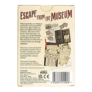 Professor Puzzle Escape from The Museum Escape Room Game