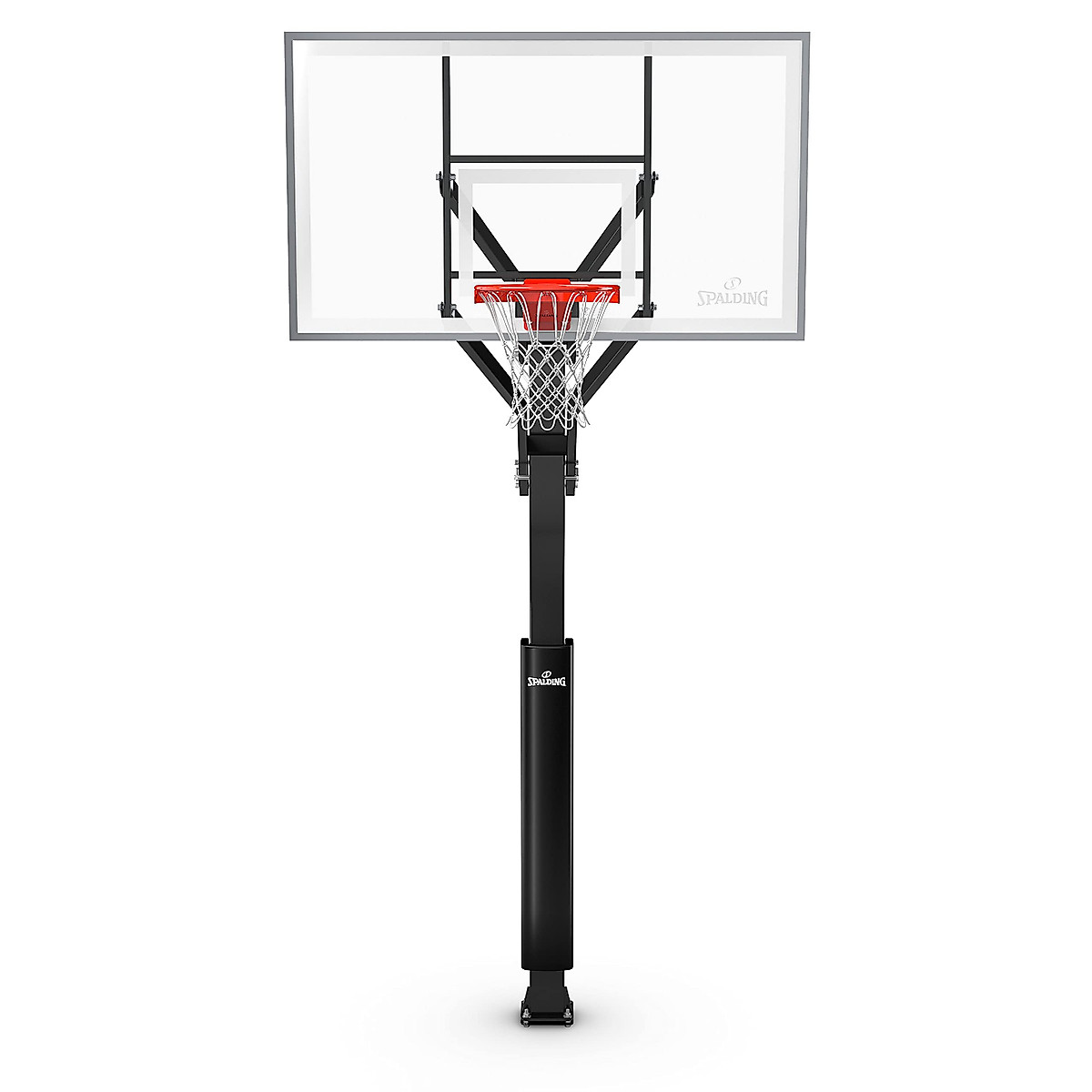 Spalding 888™" Series 72" Tempered Glass In-Ground Basketball Hoop