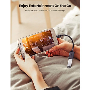 UGREEN Micro USB 2.0 OTG Cable On The Go Adapter Male Micro USB to Female USB Compatible with Samsung Phone S7 S6 Edge S4 S3 LG G4 Controller Android Windows Smartphone Tablets 4 Inch Black
