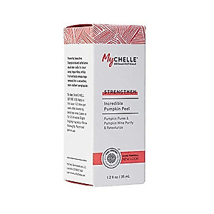 MyCHELLE Dermaceuticals Incredible Pumpkin Peel (1.2 Fl Oz) - Gentle Face Moisturizer with Pumpkin Seed Oil, Cloudberry Extract & Antioxidants - Moisturizes, Nourishes & Helps Strengthen Skin