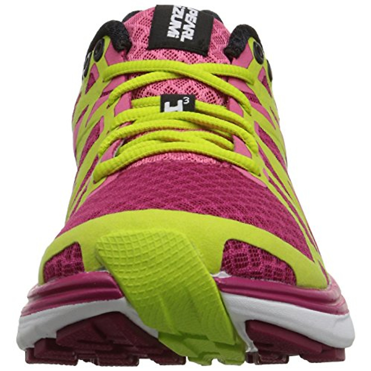 PEARL IZUMI Women's W EM Road H 3 Running Shoe, Cerise/Honeysuckle, 5 B US