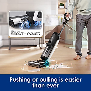 Tineco Floor ONE S7 PRO Cordless Wet Dry Vacuum Cleaner, Smart Floor Cleaner Mop for Hard Floors, Long Run Time, Dual-Sided Edge Cleaning, Self-Cleaning, Centrifugal Drying Process