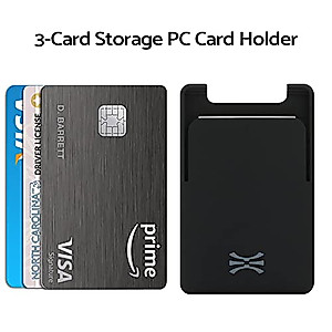 TORU MX PRO for iPhone 13 Case with Card Holder | Slim Protective Cover with Built-in Magnets for MagSafe Compatible | Detachable Sliding Wallet for 3 Cards - Black