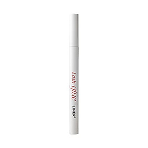 KISS Lash Glueliner, Eyeliner Lash Glue, 2-in-1 Felt-Tip Eyeliner and Lash Adhesive, Includes 1 Glue Liner, Long Lasting Wear, Can Be Used with Strip Lashes and Lash Clusters