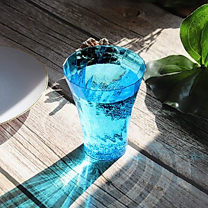 supernal 10oz Neon Plastic Tumbler Cups(Set of 96) Rainbow Plastic Drinking Glasses, Colorful Plastic Cups Perfect for Super Bowl Party Birthday