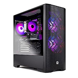 Skytech Blaze 3.0 Gaming PC Desktop – Intel Core i5 12400F 2.5 GHz, NVIDIA RTX 3060, 500GB NVME SSD, 16GB DDR4 RAM 3200, 600W Gold PSU, 11AC Wi-Fi, Windows 11 Home 64-bit,Black