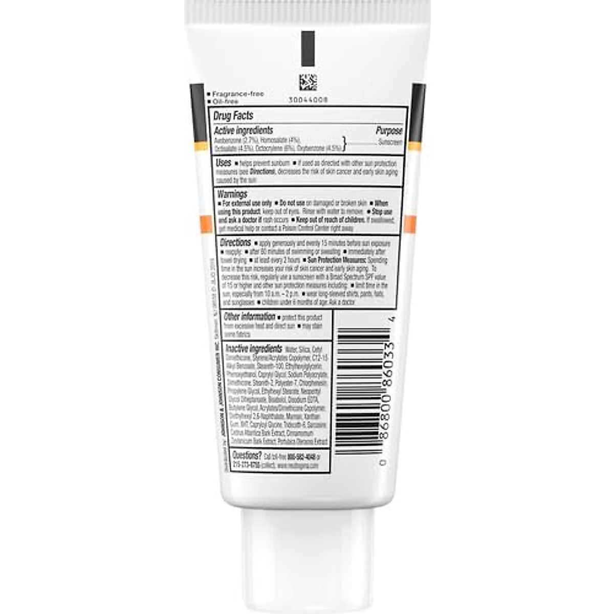 Neutrogena Clear Face Liquid Lotion Sunscreen for Acne-Prone Skin, Broad Spectrum SPF 55 with Helioplex Technology, Oil-Free, Fragrance-Free & Non-Comedogenic Facial Sunscreen, 3 fl. oz