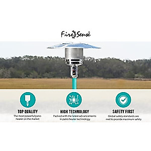 Fire Sense 62333 Chrome Finish Commercial Series Patio Heater Head Assembly Replacement Fits With Models 60485, 61185, 61444, 60368, 60788, 61629, 60688, 61130 & 60763