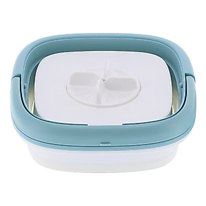 Foldable Mini Washing Machine Portable Lightweight Electric Laundry Washer for Washing Baby Clothes Underwear Towel at Home Apartment Dorm RVs Small Places and Outdoor Camping Travel(blue)