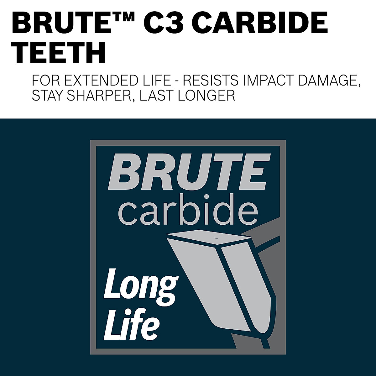 BOSCH DCB724 7-1/4 In. 24 Tooth Edge Circular Saw Blade Brute Carbide for Applications in Framing