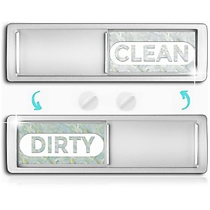 Clean Dirty Magnet for Dishwasher, Best Clean Looking Clean Dirty Sign Magnetic Indicator for Dishwasher Easy to Read and Strong Slide for Changing Signs,
