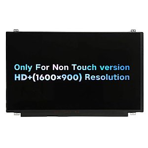Daplinno 17.3" LCD Replacement for HP 17-BY2008DS 17-BY2009DS 17-BY2010DS 17-BY2012DS LCD Screen Display 60Hz 30 pins Panel HD+ (1600×900) (Only for Non Touch Version)