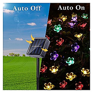 Xiaobei Solar Powered Fairy Lights, Festive String Lights, Waterproof Christmas Lights, Outdoor Garden Lights Home Bedroom Decor, Great Outdoor Lawn Decor for Patio Garden, Yard and Christmas Decor