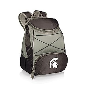 Michigan State Spartans - PTX Backpack Cooler, (Black with Gray Accents)