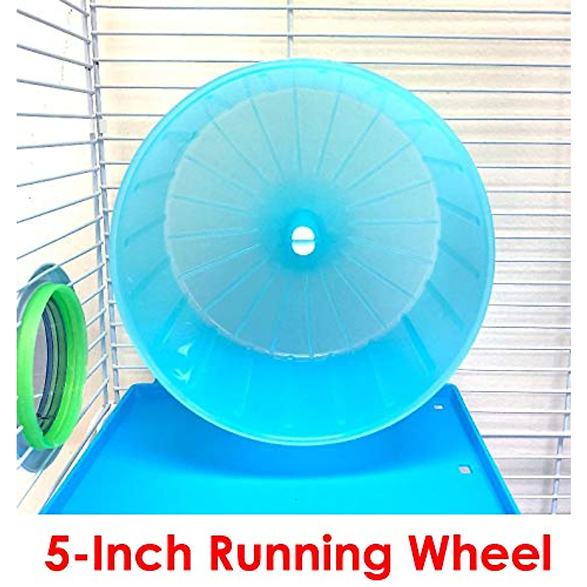 Large Deluxe 3-Tiers Hamster Gerbil Mouse Mice Habitat House Critters Cage with Complete Set of Accessories Expandable and Customizable