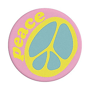 PopSockets PopTop (Top only. Base Sold Separately.): Swappable Top for PopGrip Bases, PopGrip Slide, Otter+Pop & PopWallet+ - Peace Slice