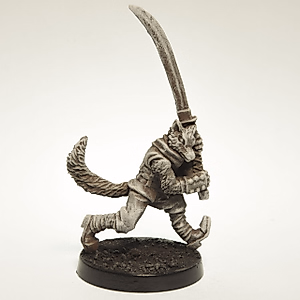 Stonehaven Miniatures Kitsune Fighter Figure (for 28mm Scale Table Top War Games) - Made in US