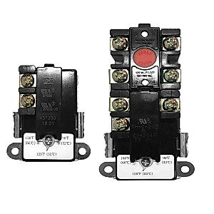 EWH-01 Electric Water Heater Tune-Up Kit, Includes Two Water Heater Thermostat, Two Water Heater Elements - 4500W 240V (3500W@208V), Universal Type Thermostat as Water Heater Replacement Parts