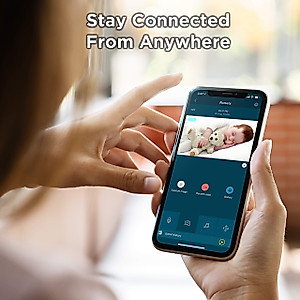 Motorola Baby COMFORT85 Connect Video Baby & Home Monitor with 5" HD Display and Wi-Fi Viewing, Digital Tilt and Zoom, Remote Pan Scan, Night Vision and Mood Lighting