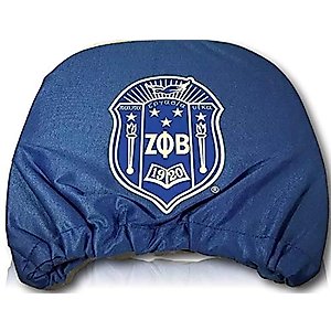 Zeta Phi Beta Car Seat Headrest Cover Blue