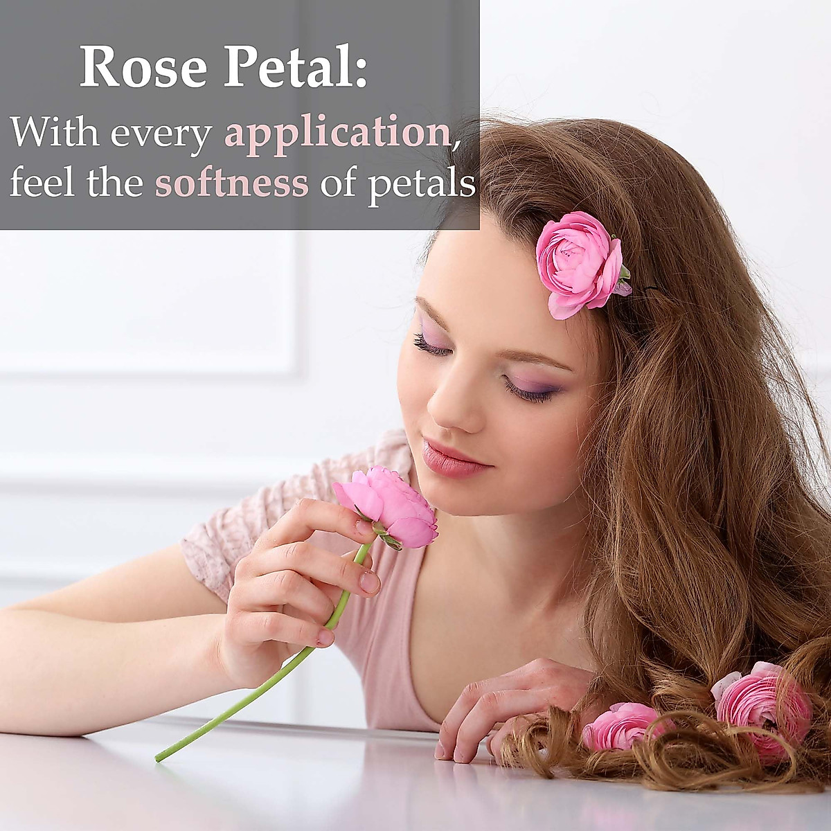 Rose petal powder by mi nature | 227 g (8 oz) (0.5 lb) | 100% Natural and Pure | Skin care | Chemical free | No added colours, no preservatives