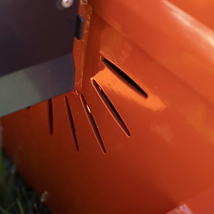 Titan Attachments 3 Point PTO Driven 4"x 10" Wood Chipper Shredder Mulcher, Adjustable Exit Chute, Up to 40HP, 25" Rotor, Easy to Mount, Accepts Entire Trees