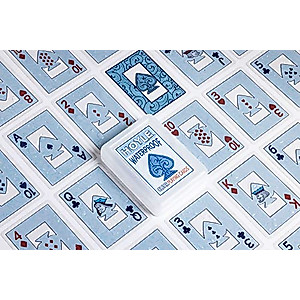 Hoyle Waterproof Playing Cards, Clear, 1 Deck