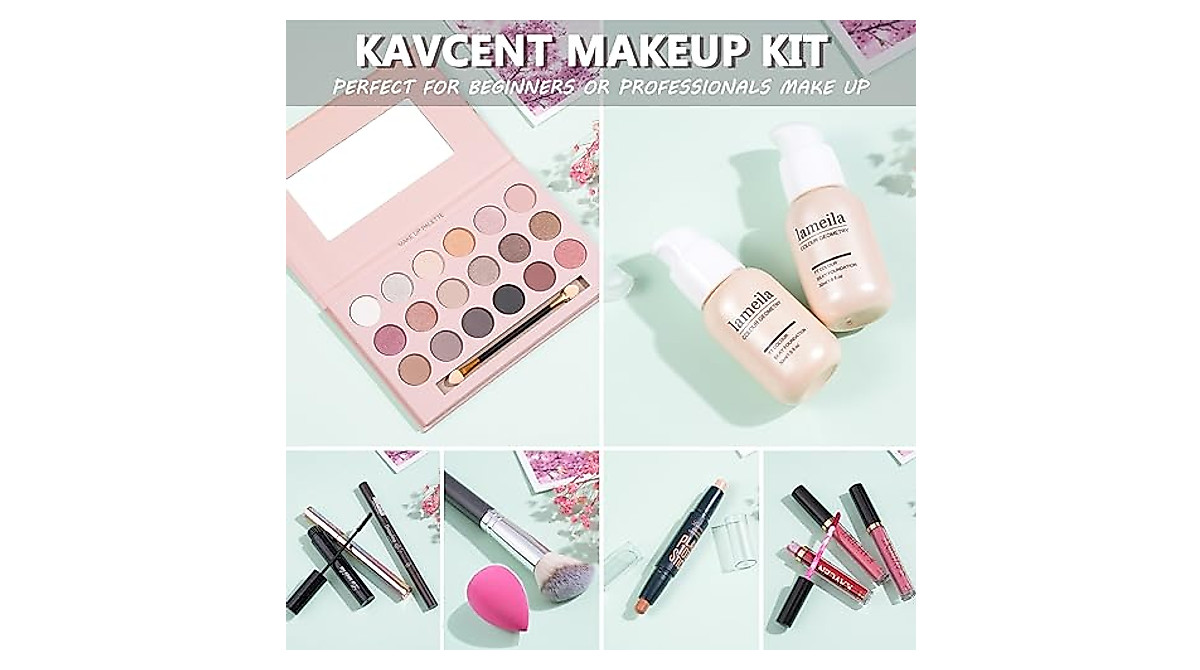KAVCENT All-in-One Makeup Kit for Women & Teens | Gift Set