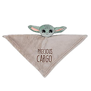 Lambs & Ivy Star Wars Mandalorian Baby Yoda Wearable Blanket/Lovey Gift Set 2pc