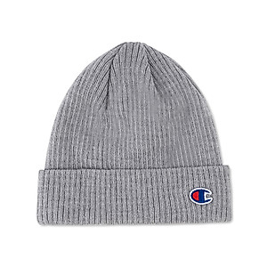 Champion Men's Winter Beanie, Heather Gray, One Size