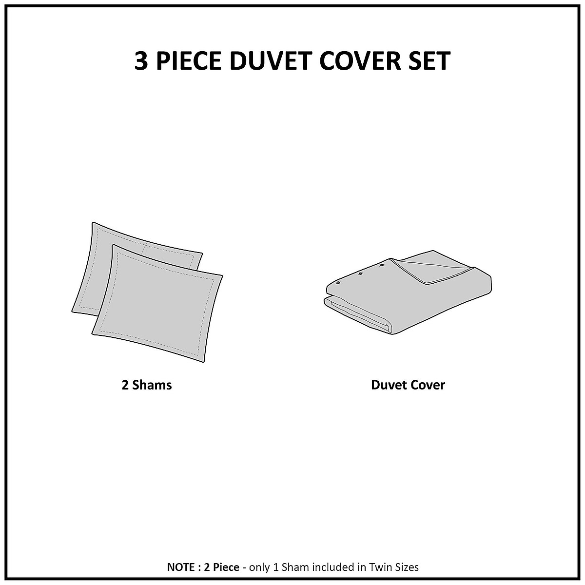 Madison Park Hayden Duvet Cover Mini Set