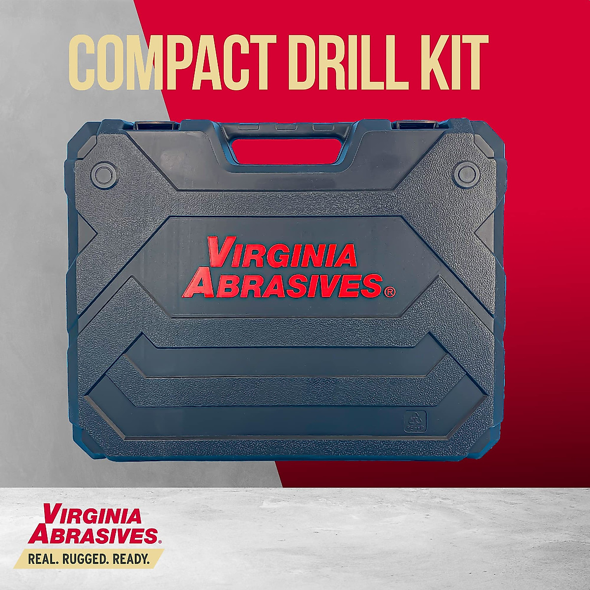 Virginia Abrasives 433-20000 1pc 3-Speed Manual Clutch Electric Core Drill - Premium Concrete Drill - Multifunctional Tool for Concrete/Masonry - Handheld Power Drills - Diamond Core Drill