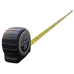 OX TOOLS Pro Stainless Steel 35-Foot Tape Measure with Magnetic Hook | Heavy Duty Case & Easily Visible Measure Marks