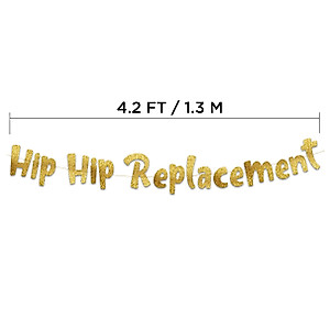 Funny Birthday Gold Glitter Banner – Happy Mens Birthday Party Supplies, Ideas, and Gifts – 21st, 30th. 40th, 50th, 60th, 70th, 80th Adult Birthday Decorations