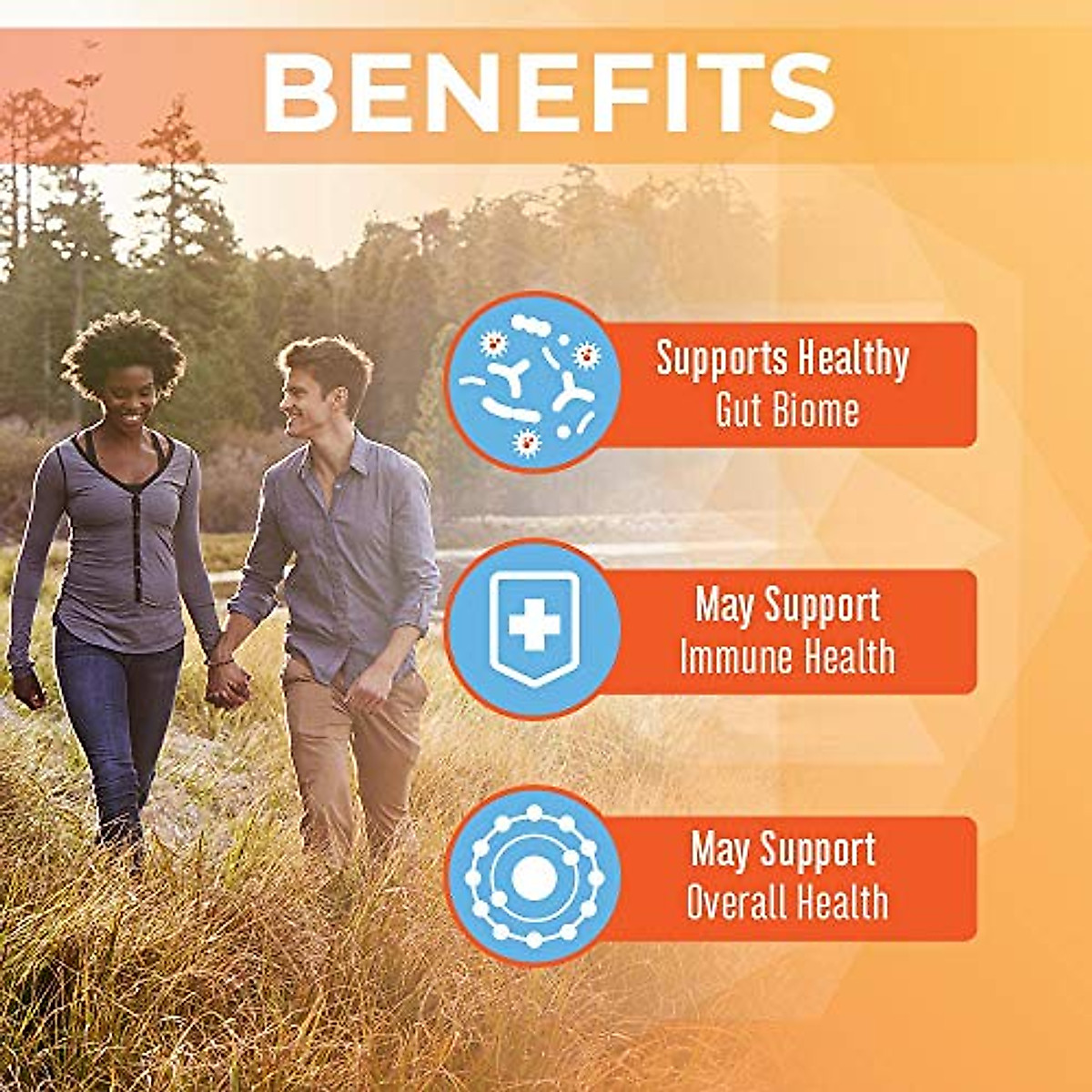 MaryRuth Organics Probiotic Turmeric + Extra GI Support | 62 Billion CFU | Organic Ingredients Turmeric Complex with Probiotics | Turmeric Curcumin Capsules for Digestion | Vegan | 60 Count