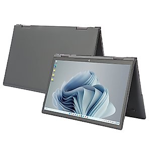 mCover Case Compatible for 2021~2022 15.6" HP Envy x360 15-ESxxxx (Intel CPU) / 15-EUxxx (AMD CPU) Series Laptop ONLY (NOT Fitting Any Other HP Models) - Clear