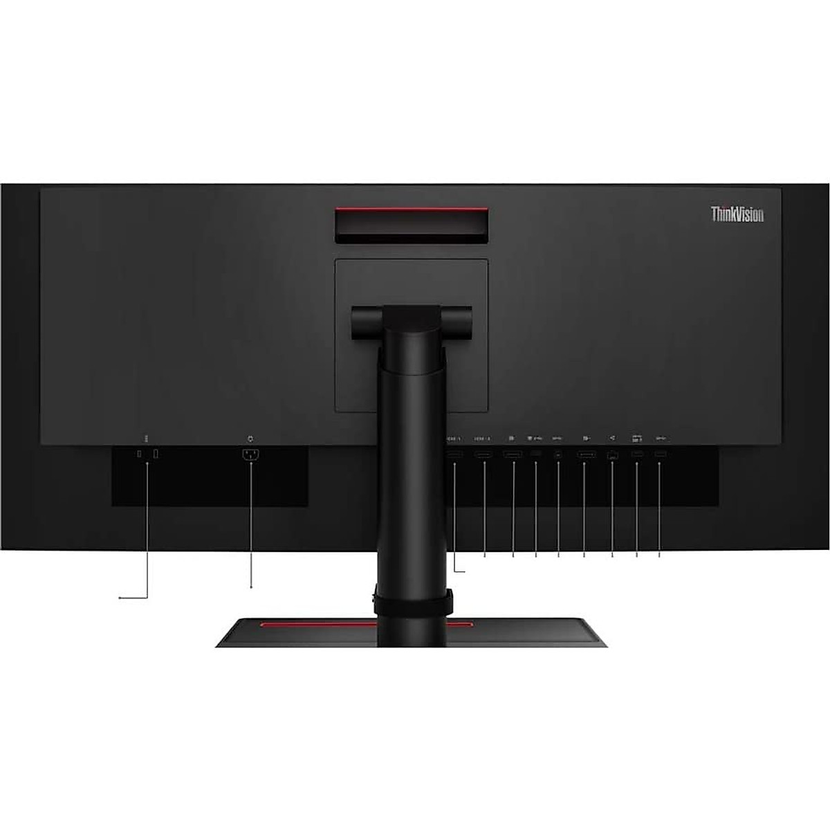 Lenovo ThinkVision P34w-20 34.1" UW-QHD Curved Screen WLED LCD Monitor - 21:9 - Raven Black