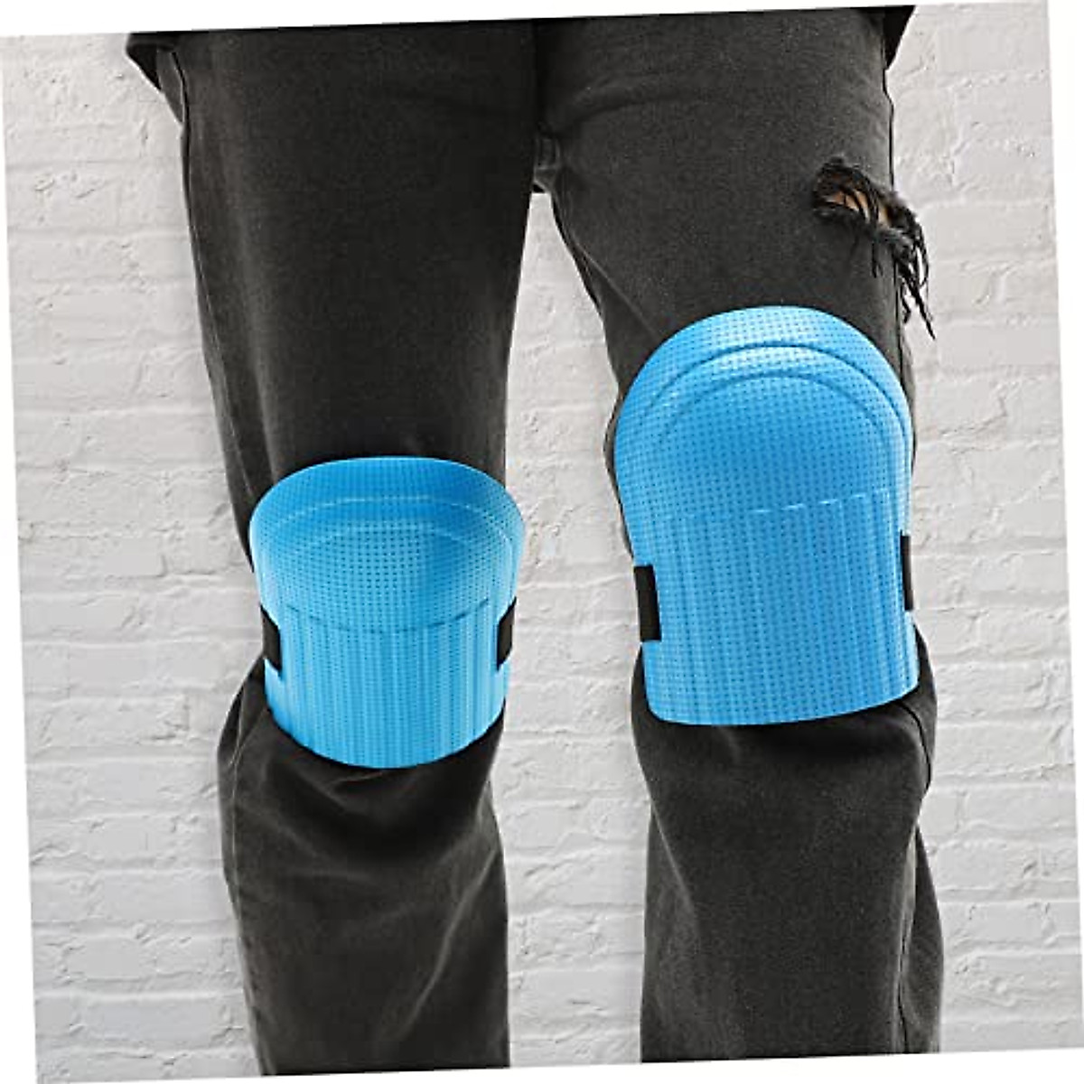Vaguelly 2 Pairs Knee Pads Gel Knee Pads for Men Lightweight Work Pants Mens Lightweight Cargo Pants Work Supply Household Work Kneepads Thick Straps Household Garden Kneepad Man Adjustable