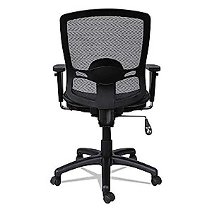 Alera Et4218 Etros Series Mesh Mid-Back Synchro Tilt Chair, Mesh Back/Seat, Black