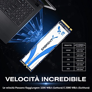 SABRENT Rocket Q 1TB NVMe PCIe M.2 2280 Internal SSD High Performance Solid State Drive R/W 3200/2000MB/s (SB-RKTQ-1TB)