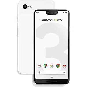 Google Pixel 3 XL - Factory Unlocked (Clearly White, 128GB) (Renewed)