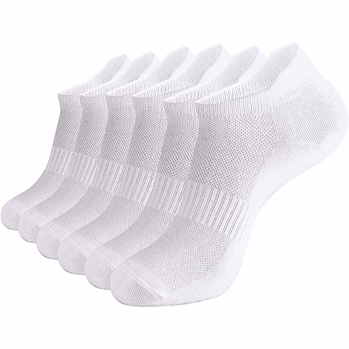 brookhaus Women Ankle Socks, 6/10 Pairs Women's Athletic Socks, Low Cut Running Socks, No-Show Sport Socks With Tab