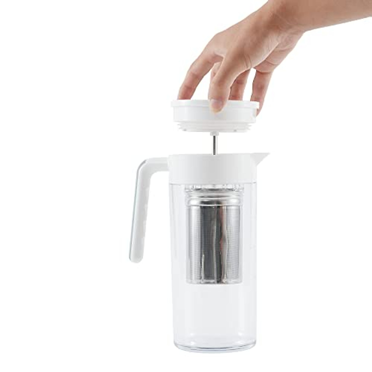 Tomiba Cold Brew Coffee Maker 1 Quart 100% BPA FREE Tritan Iced Coffee Maker Cold Brew Pitcher Leak-Proof Newest Patented